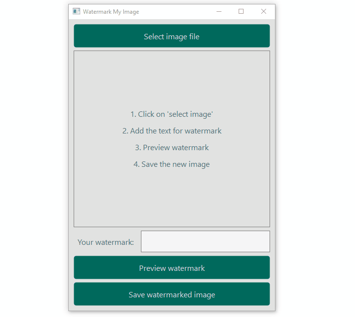 GitHub - ivanbaug/desktop-img-watermark: Small desktop app to watermark ...